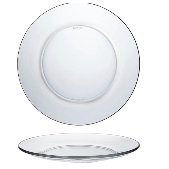 Duralex | Dining | Duralex Lys Clear Dinner Plate 235 Cm 9 4 In Set Of ...